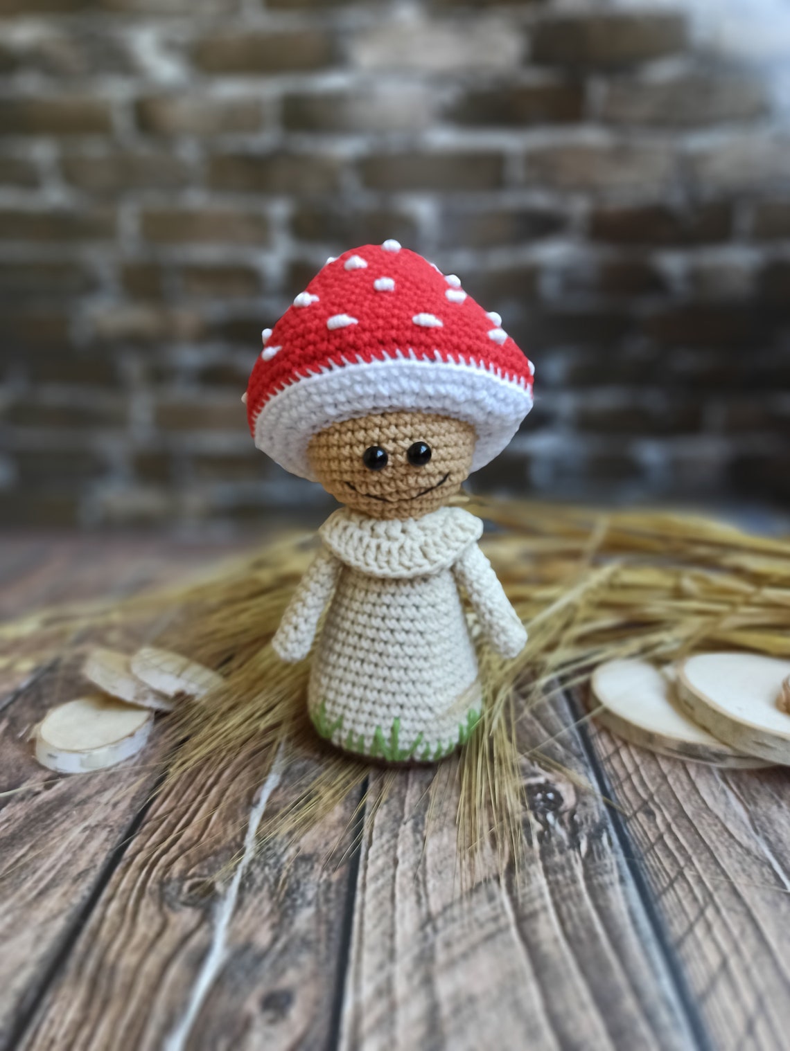 Mushroom crochet pattern toadstool Amigurumi mushroom crochet | Etsy