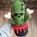 Crochet Creepy Cactus in the Pot Halloween Crochet Pattern Unusual ...