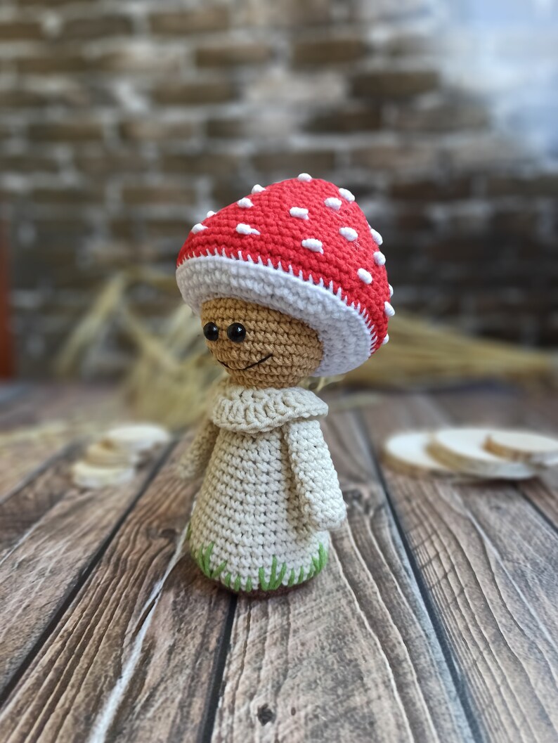 Mushroom crochet pattern toadstool Amigurumi mushroom crochet | Etsy