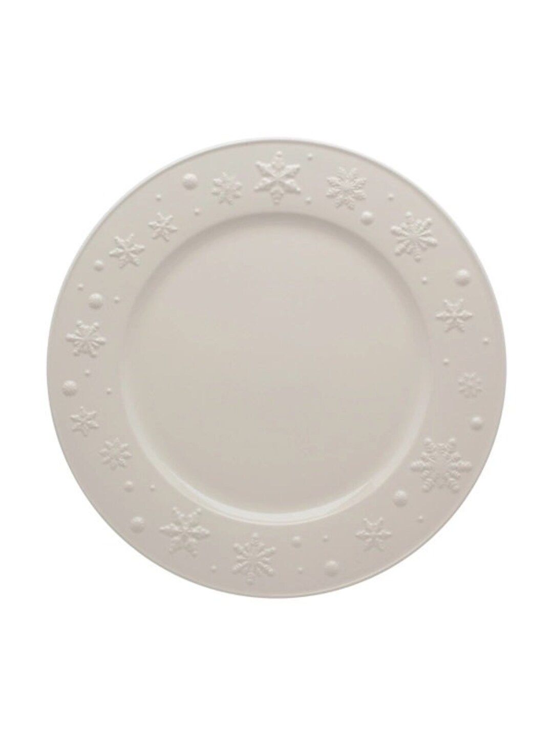 Snowflakes Charger Plate 34 - Etsy