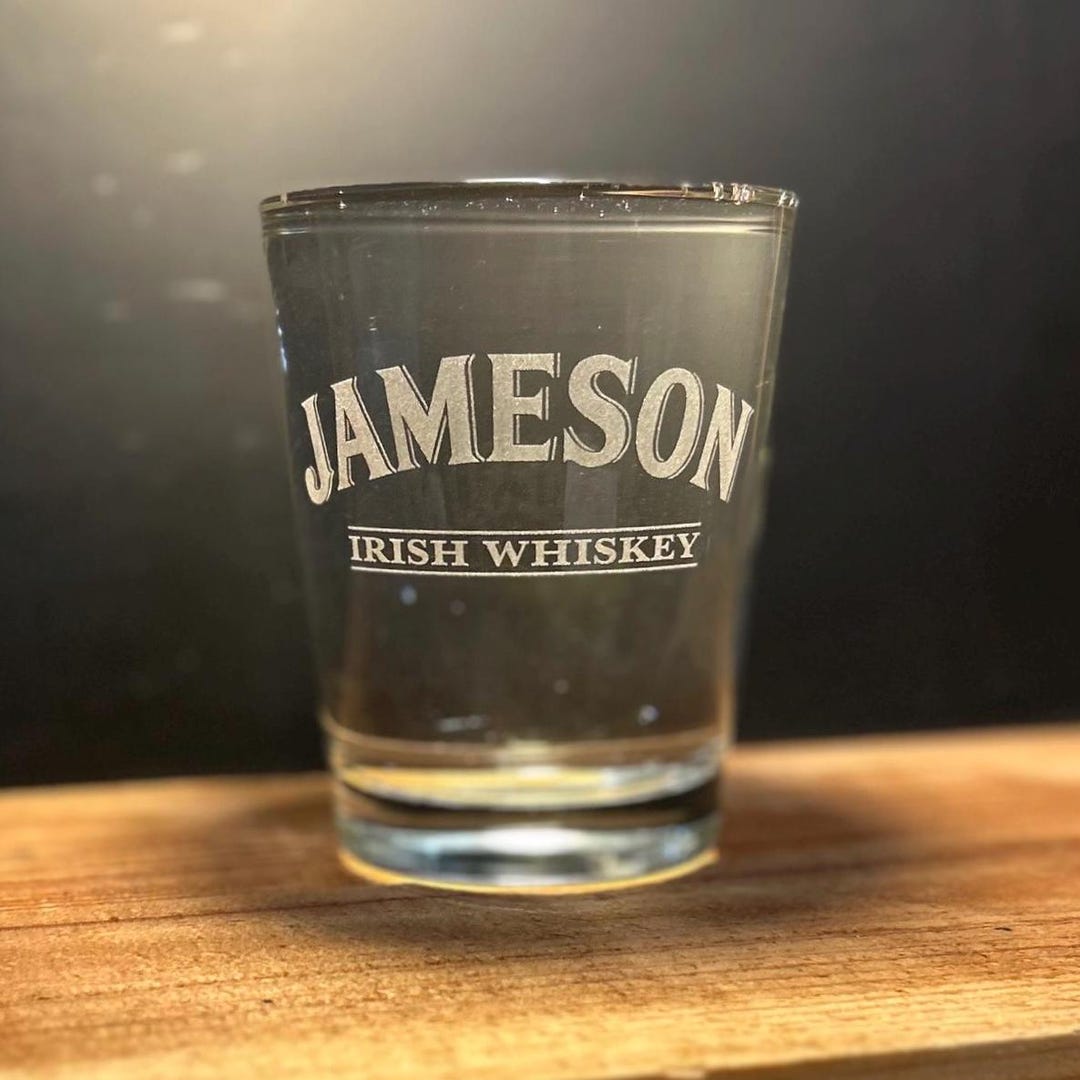Jameson Irish Whiskey Glass Old Fashioned 12.5 Oz - Etsy