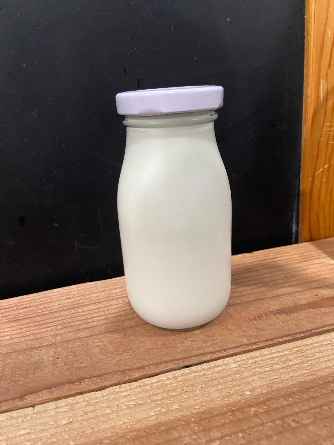 6 Oz Glass Milk Bottle for Milk, Heavy Cream, Sauces or Condiments - Etsy