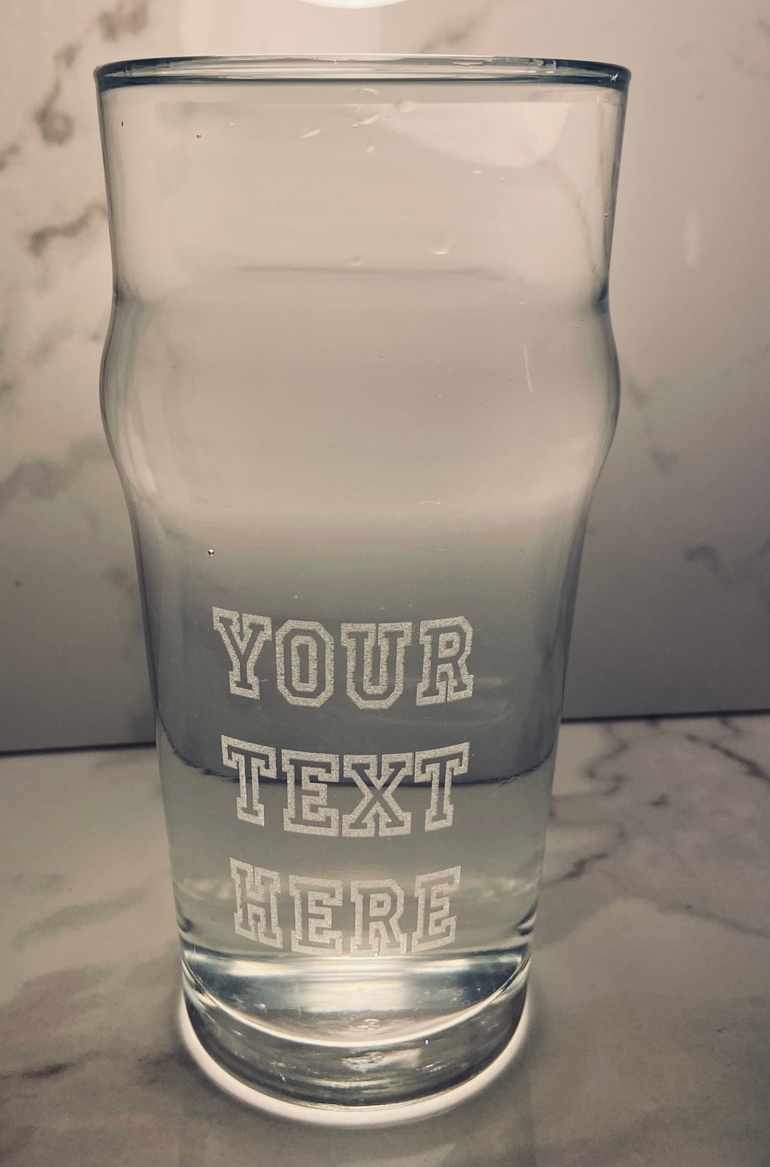 Pint Beer Glass 16 Ounces Personalized British Beer Glass - Etsy