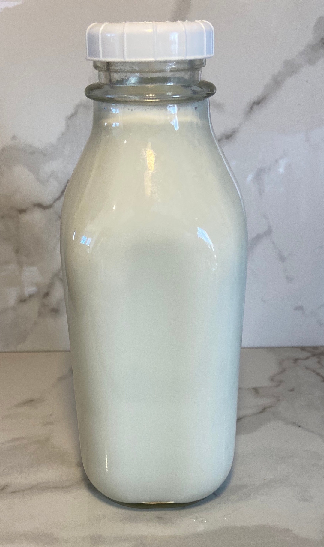 Vintage Style Glass Quart Milk Bottle 32 Oz Retro Milk Jug - Etsy
