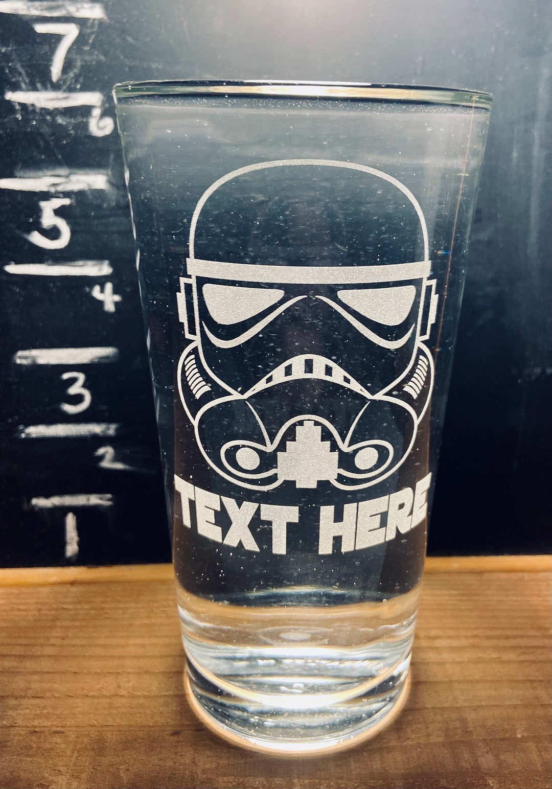 Stormtrooper Beer Glass Personalized Star Wars Pint 16 Oz - Etsy