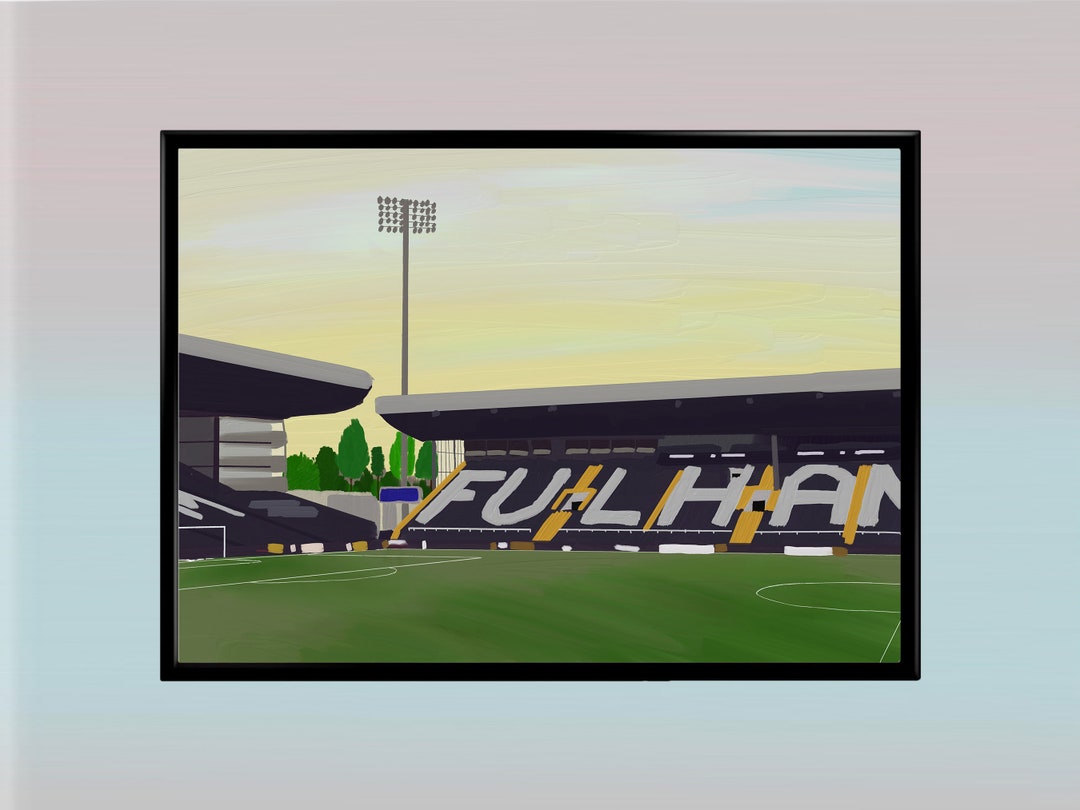 Hammersmith Stand Poster Fulham FC Poster a Great Gift for Any Boy or ...