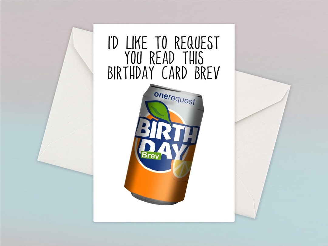Castillo Birthday Card Request A Fanta Lite Brev Happy Birthday ...
