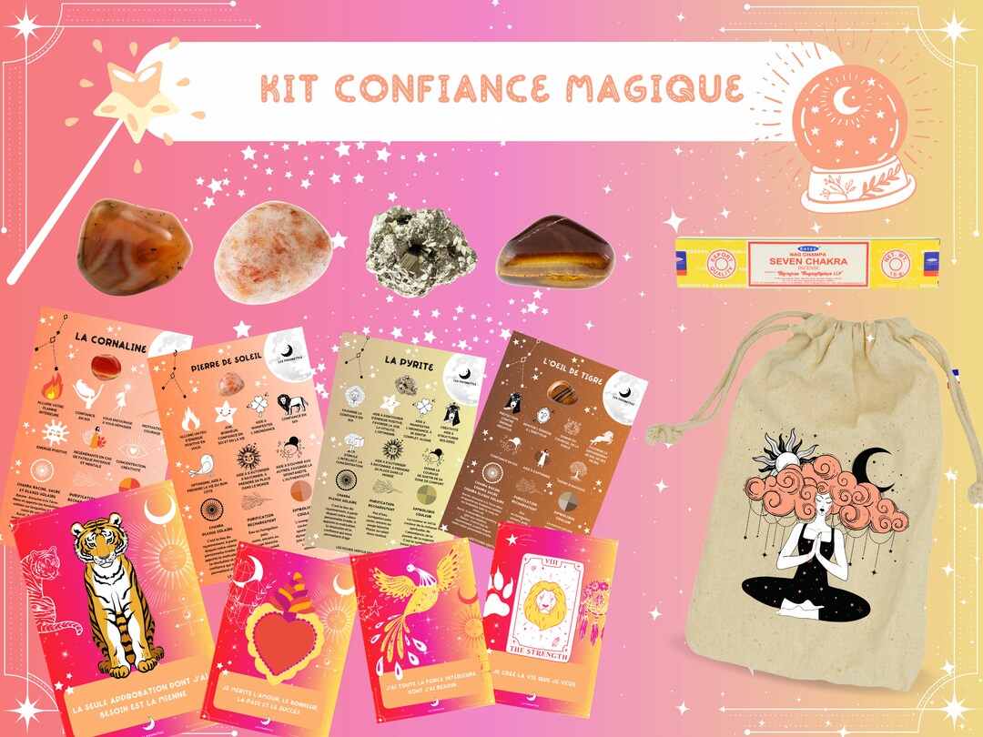 Self-confidence Stone Kit Self-confidence Lithotherapy Kit Self ...