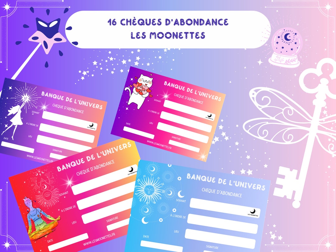 16 Abundance Checks to Make Your Wishes Come True Moon Ritual Abundance ...