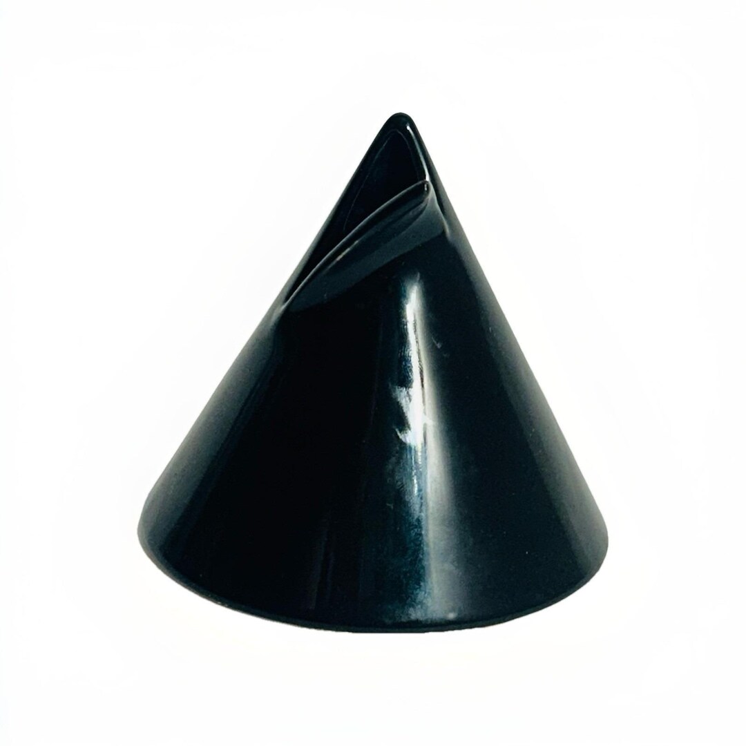 Vtg. Mikasa Helena Uglow Cone Bud Vase Black - Etsy