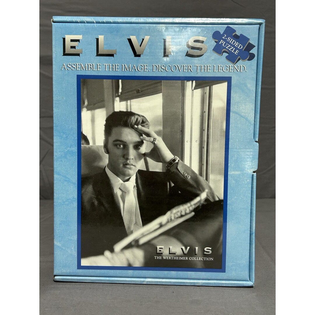 1996 Elvis the Wertheimer Collection, 550pc 2 Sided Black N White ...