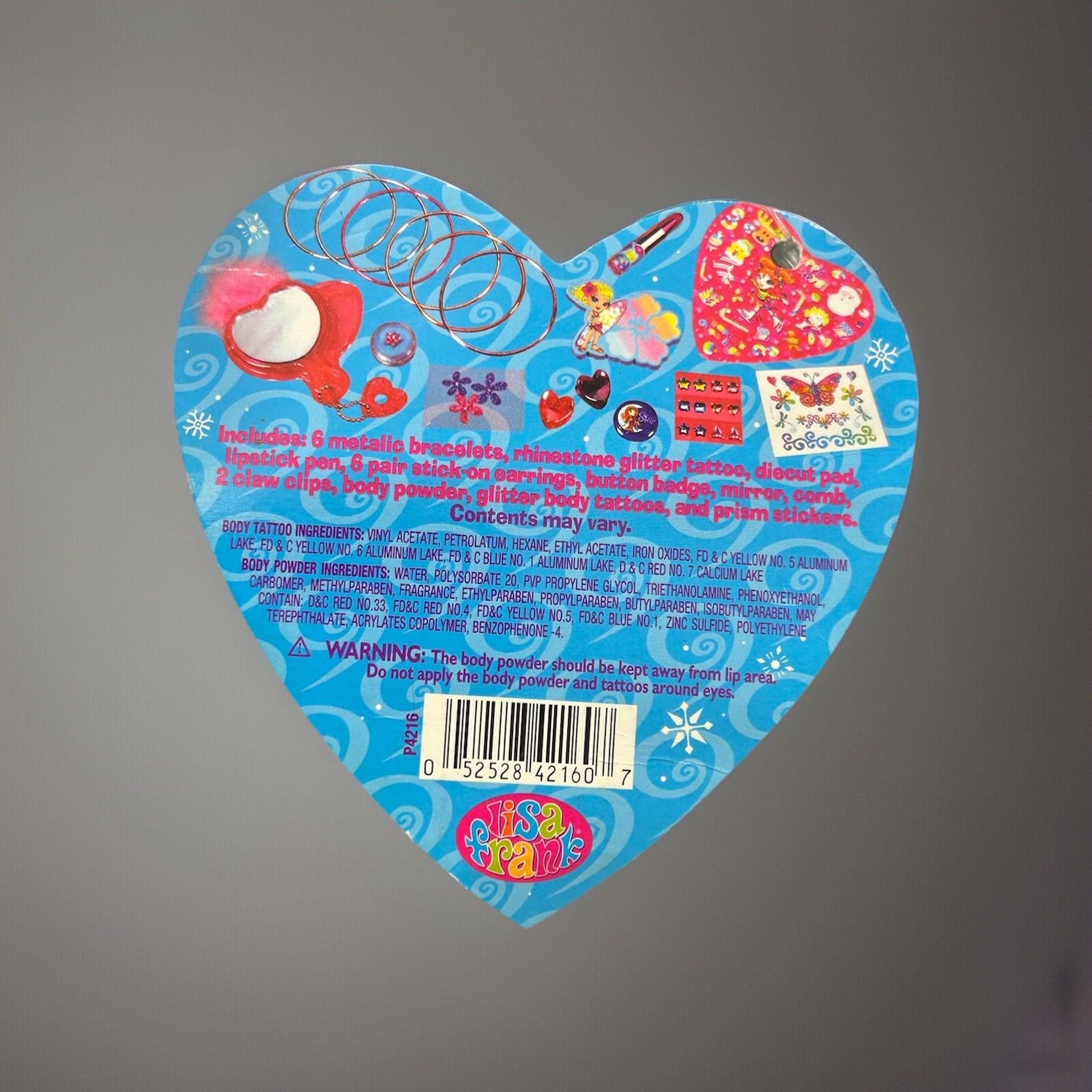 Vintage Lisa Frank Holiday’s Gift Set Bracelets, Hair Clips,stationary ...