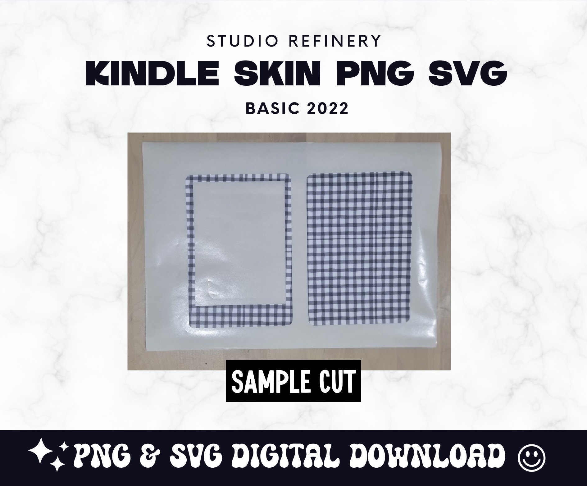 Kindle Basic 2022 Skin Template SVG PNG - Etsy