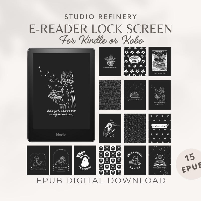 Kindle 15 Stickers - Etsy UK