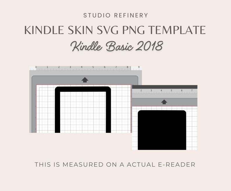 Kindle Basic 2018 Skin Template SVG PNG - Etsy
