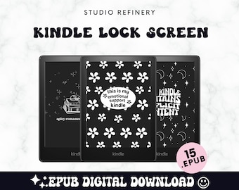15 Kindle Lock Screens, Ready-made .epub Kindle Paperwhite Lockscreen ...