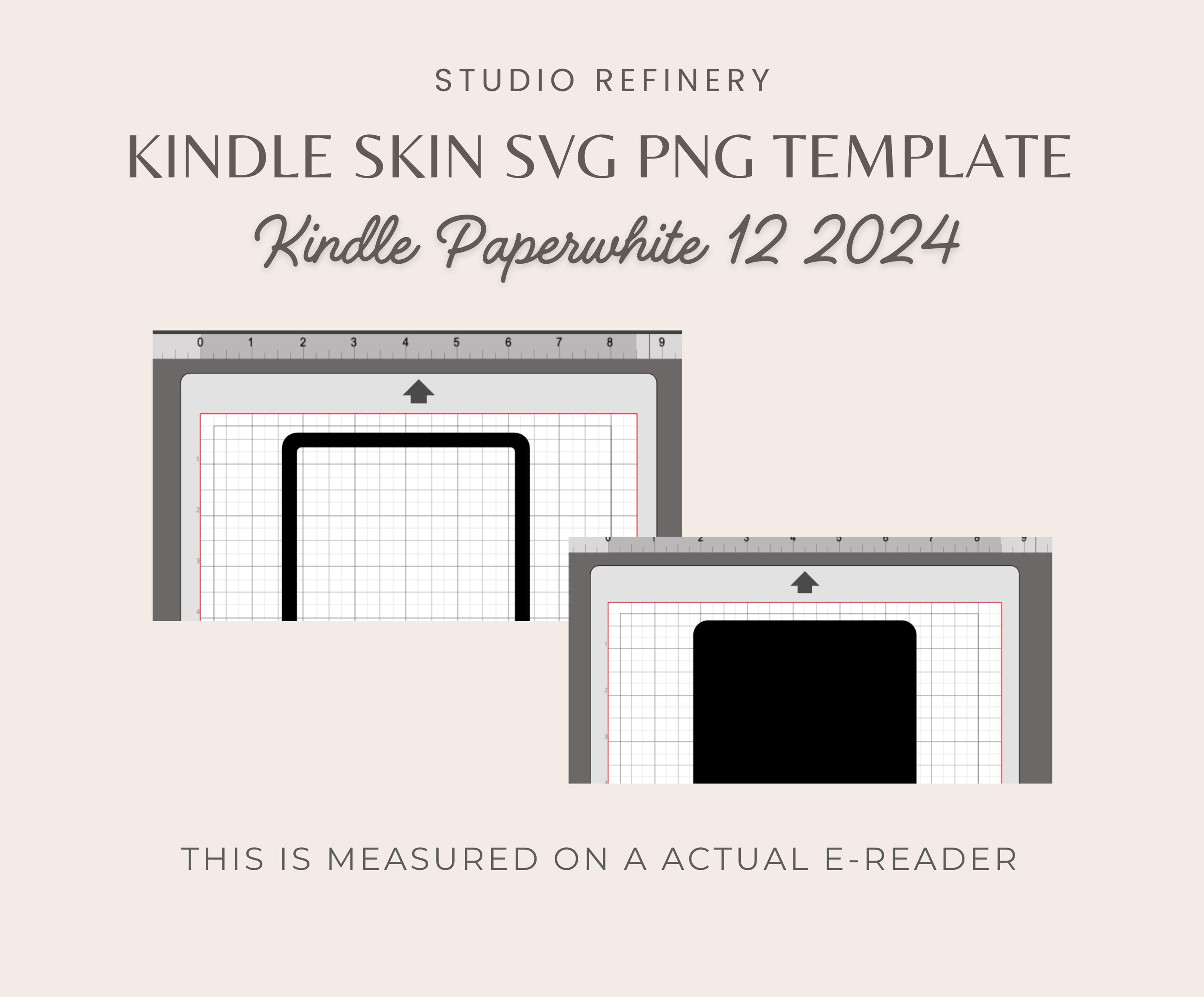 Kindle Paperwhite 12 2024 Skin Template SVG PNG Cut File - Etsy