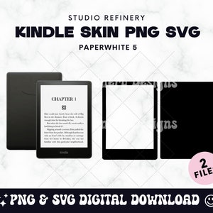 Kindle Paperwhite 5 Skin Template PNG SVG - Etsy