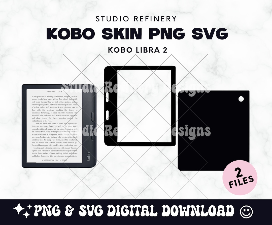 Kobo Libra 2 Skin Template PNG SVG - Etsy