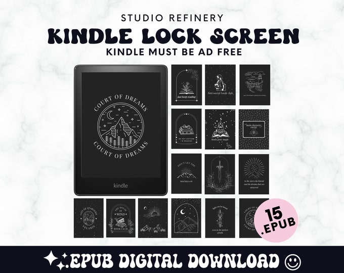 15 ACOTAR Kindle Lock Screens, Ready-made .epub Kindle Paperwhite ...