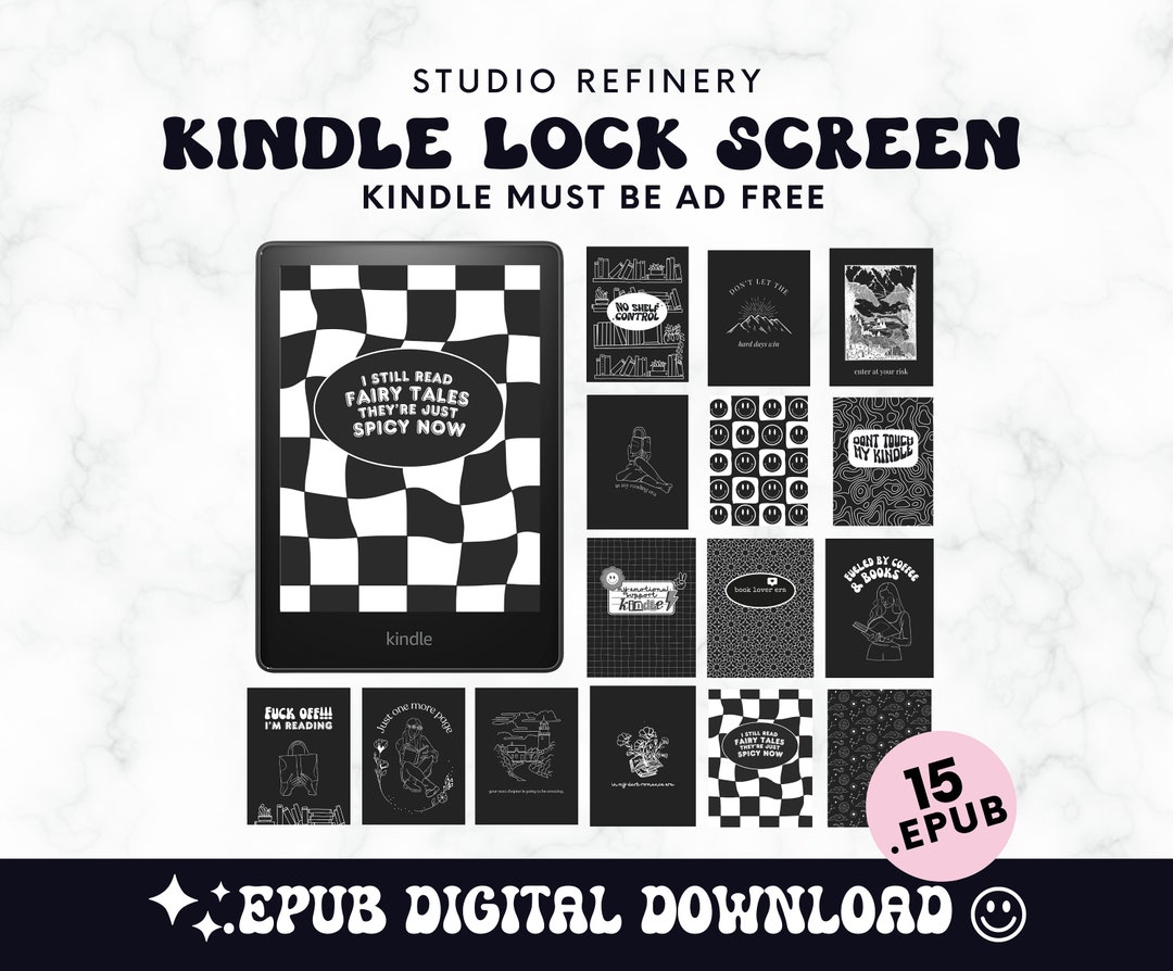 15 Kindle Lock Screens, Ready-made .epub Kindle Paperwhite Lockscreen ...