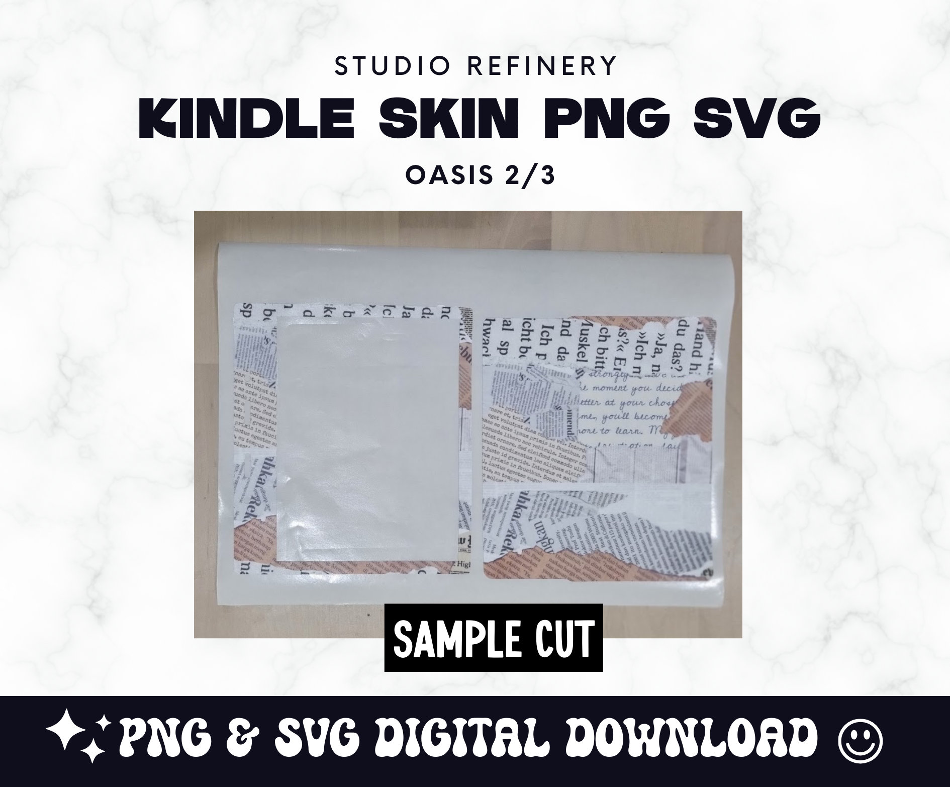 Kindle Oasis Skin Template SVG PNG - Etsy