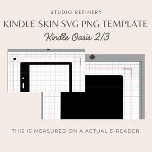 Kindle Oasis Skin Template SVG PNG - Etsy