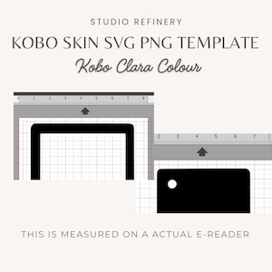 Kobo Clara Colour Skin Cut File Template PNG SVG - Etsy