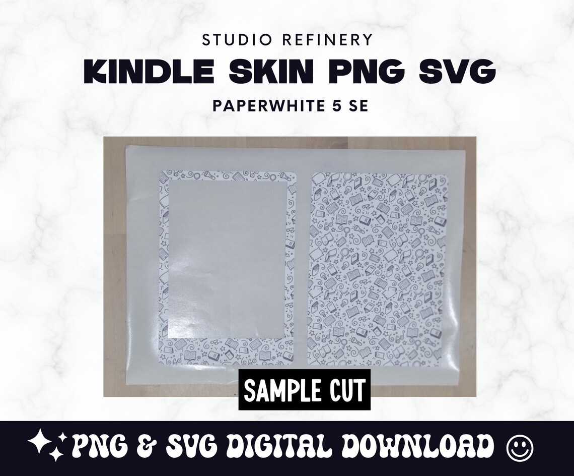 Kindle Paperwhite 5 SE Skin Template PNG SVG - Etsy