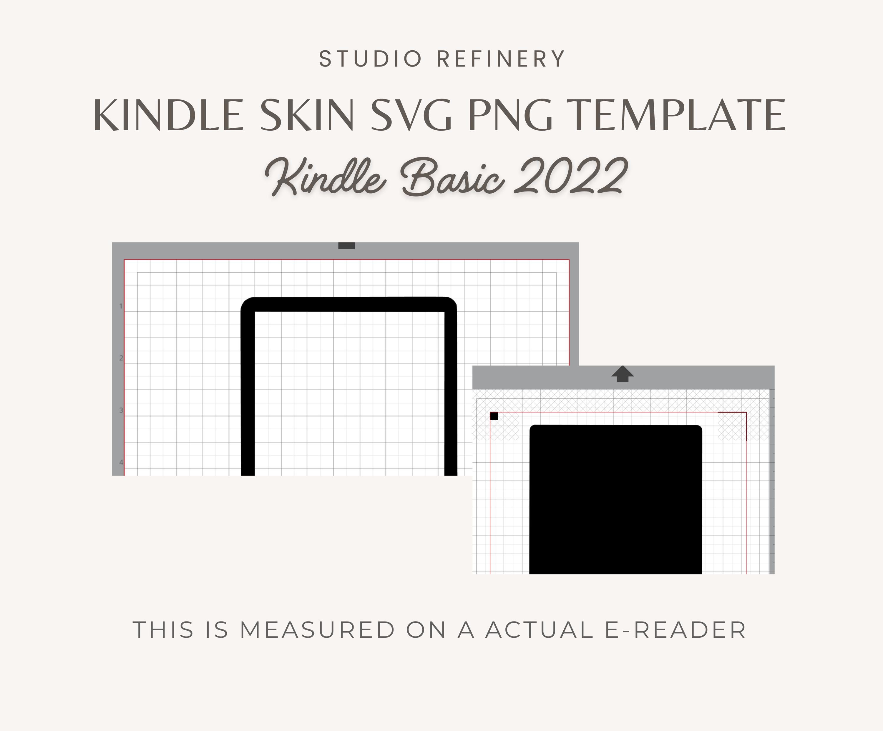 Kindle Basic 2022 Skin Template SVG PNG - Etsy