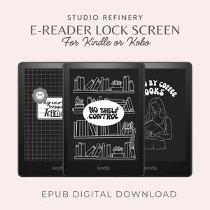 15 Kindle Lock Screens: Ready-made .epub Wallpaper (digital Download ...
