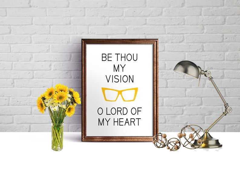 Be Thou My Vision,hymn Wall Art, Christian Printable, Christian Wall ...