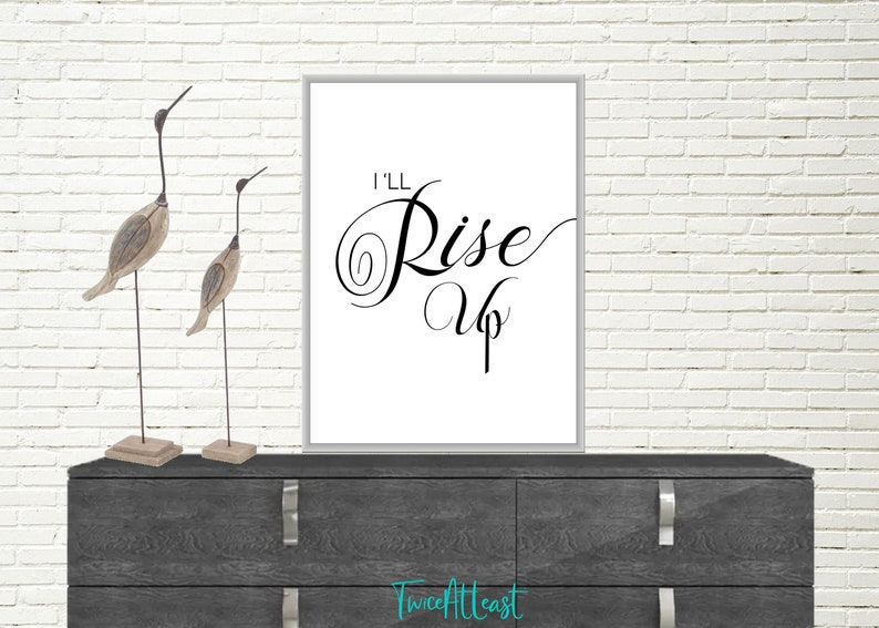 I Will Rise Up, Inspirational Quote, Motivational Quote, Inspirational ...