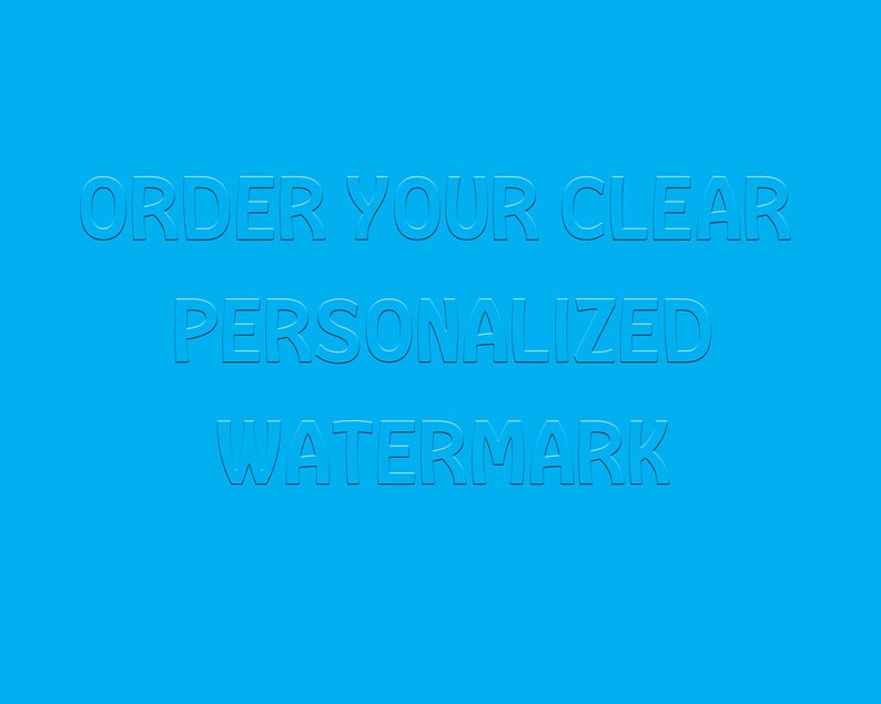 Clear Watermark Transparent Watermark Custom Typography Watermark Text ...