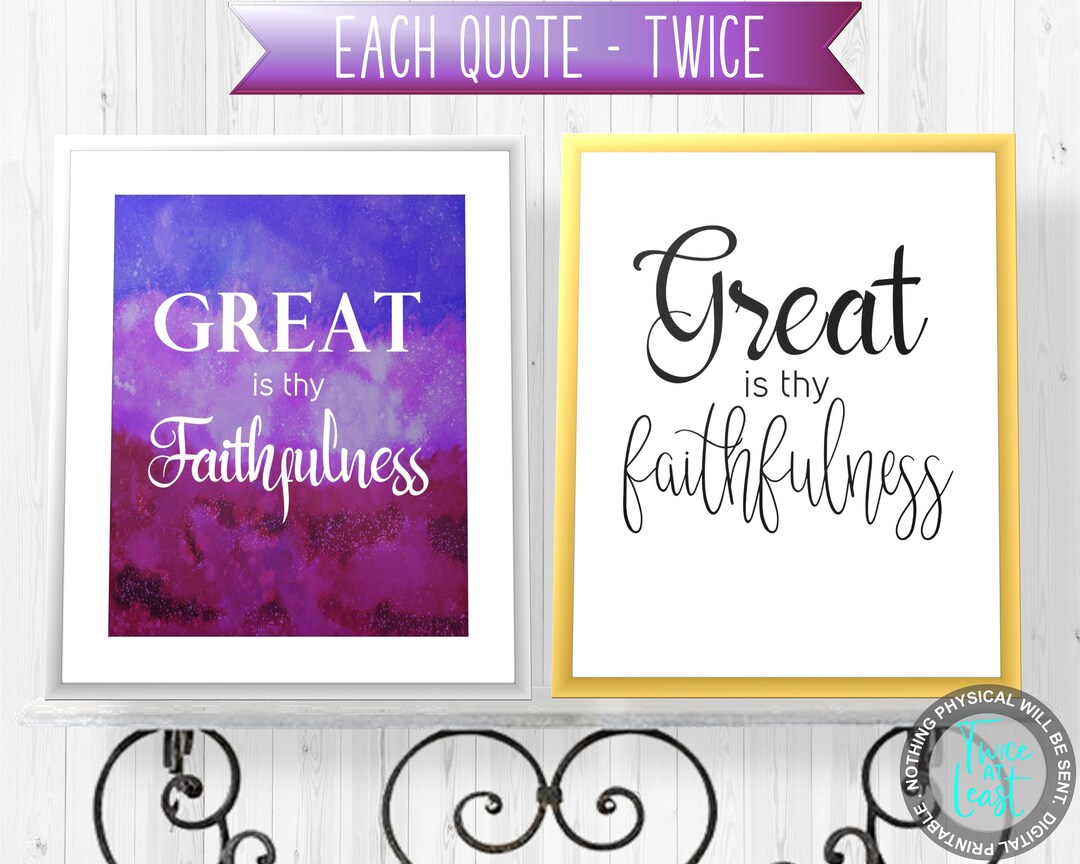 Great is thy faithfulness, Great is thy faith, Lamentations 3 23, Hymn ...