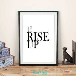 I Will Rise Up, Inspirational Quote, Motivational Quote, Inspirational ...
