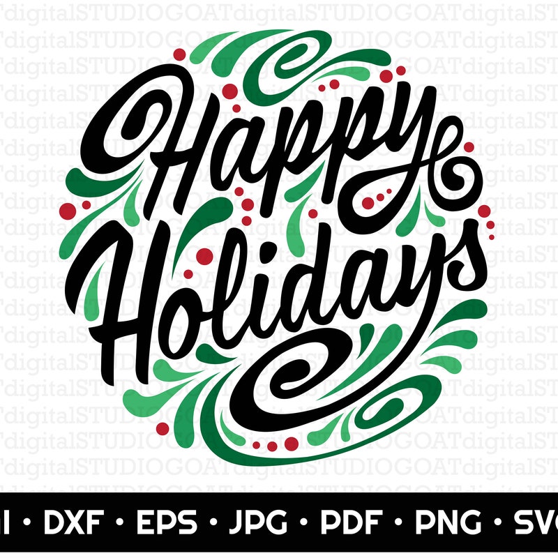 Holiday Svg - Etsy