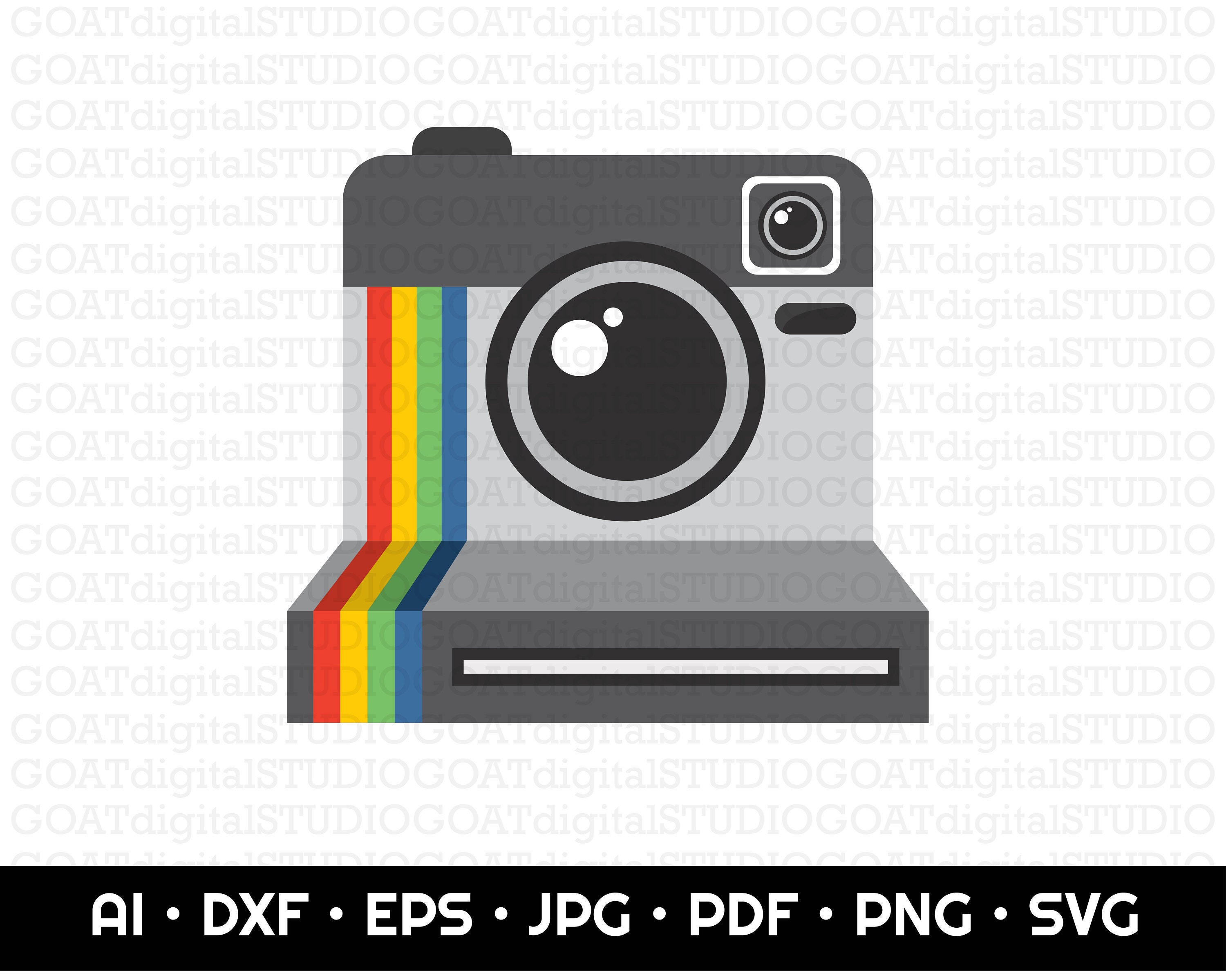 Polaroid Film Camera Clipart, Insta Camera Clip Art, Retro Camera Clip ...