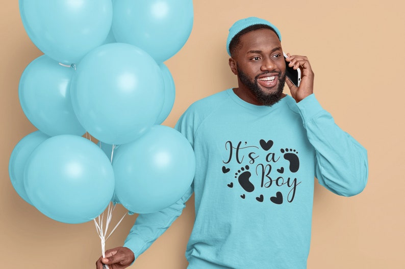 It's a Boy Svg, Baby Footprint Svg, Baby Boy Svg, Footprint Clipart ...