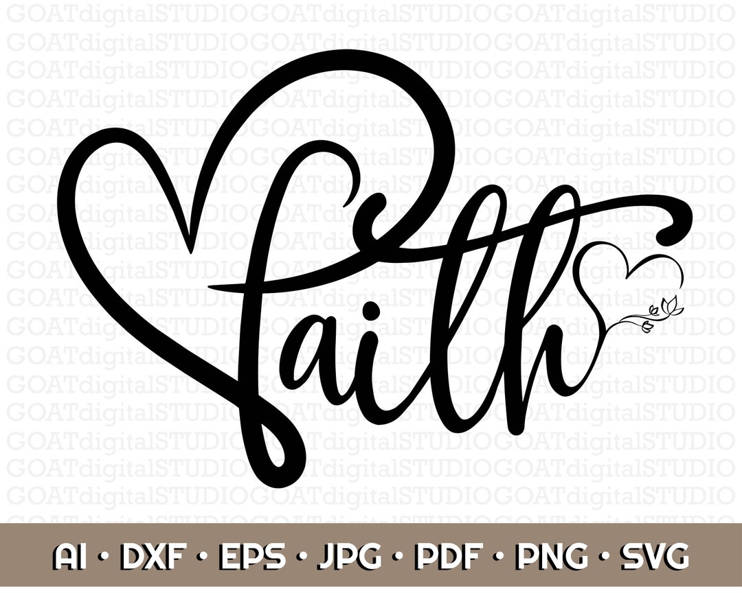 Faith Svg, Christian Svg, Instant Download, Faith Svg, Jesus Svg ...