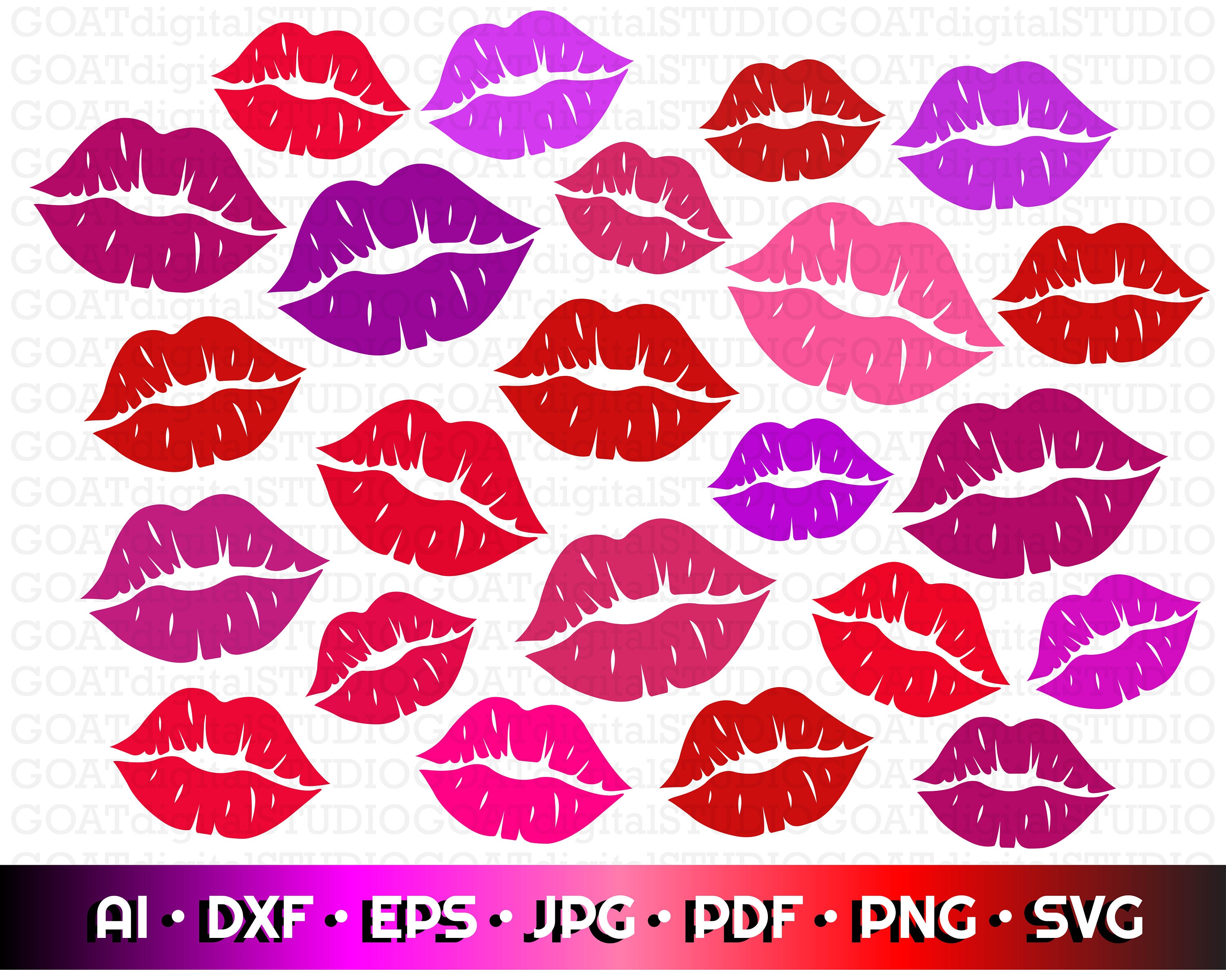 Lips Svg Kiss Mark Svg Kiss Svg Lip Clipart Lip Svg Body Part Svg