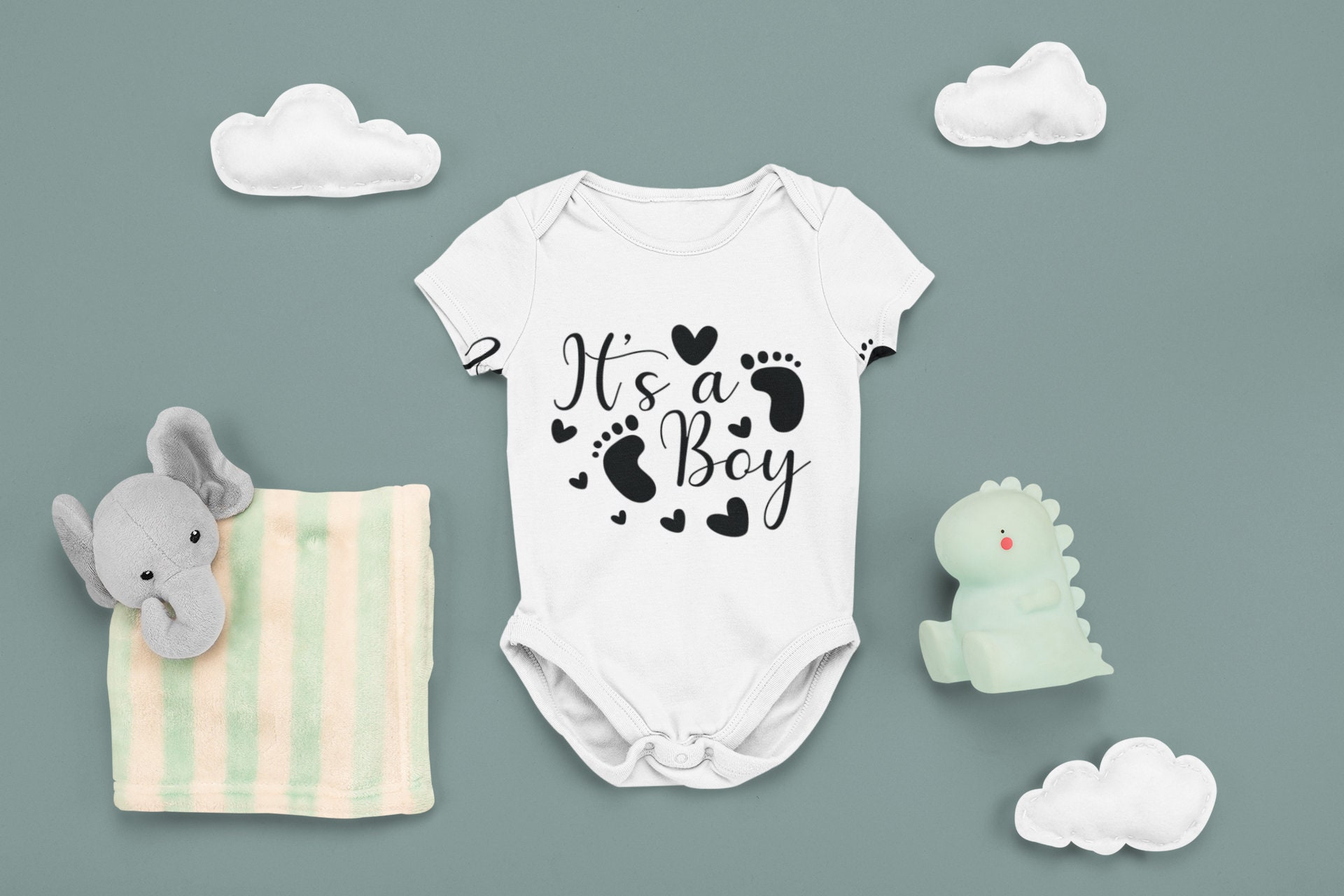 It's a Boy Svg, Baby Footprint Svg, Baby Boy Svg, Footprint Clipart ...