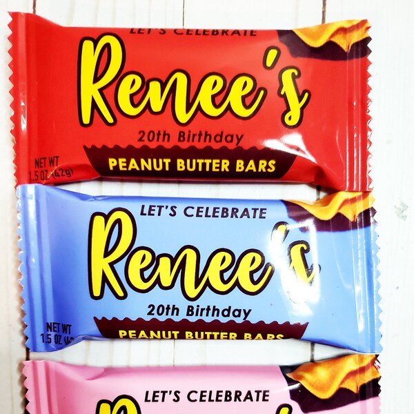 Custom Candy Wrappers - Etsy