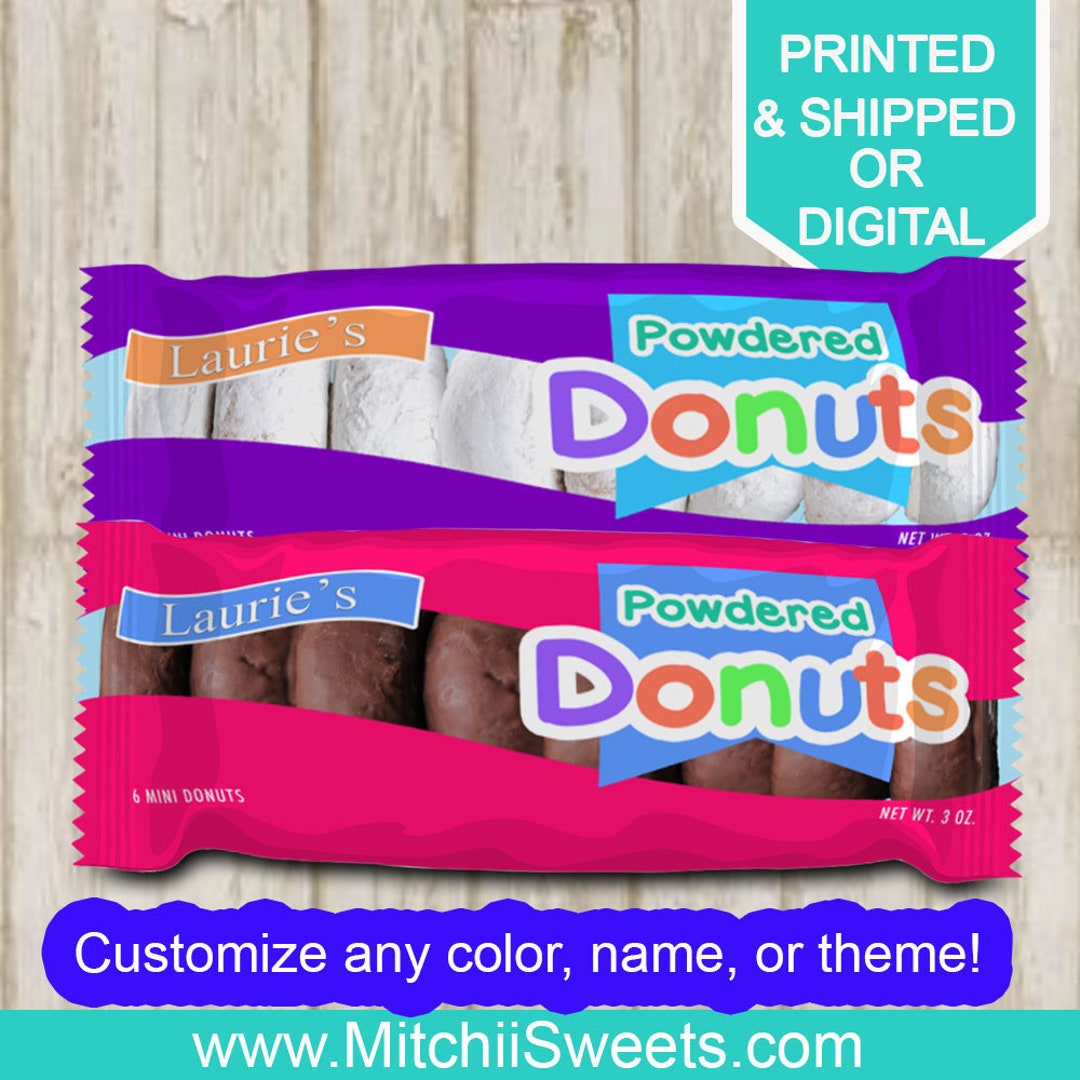 Personalized Name Donuts Treats Birthday Party Custom Donuts Custom ...
