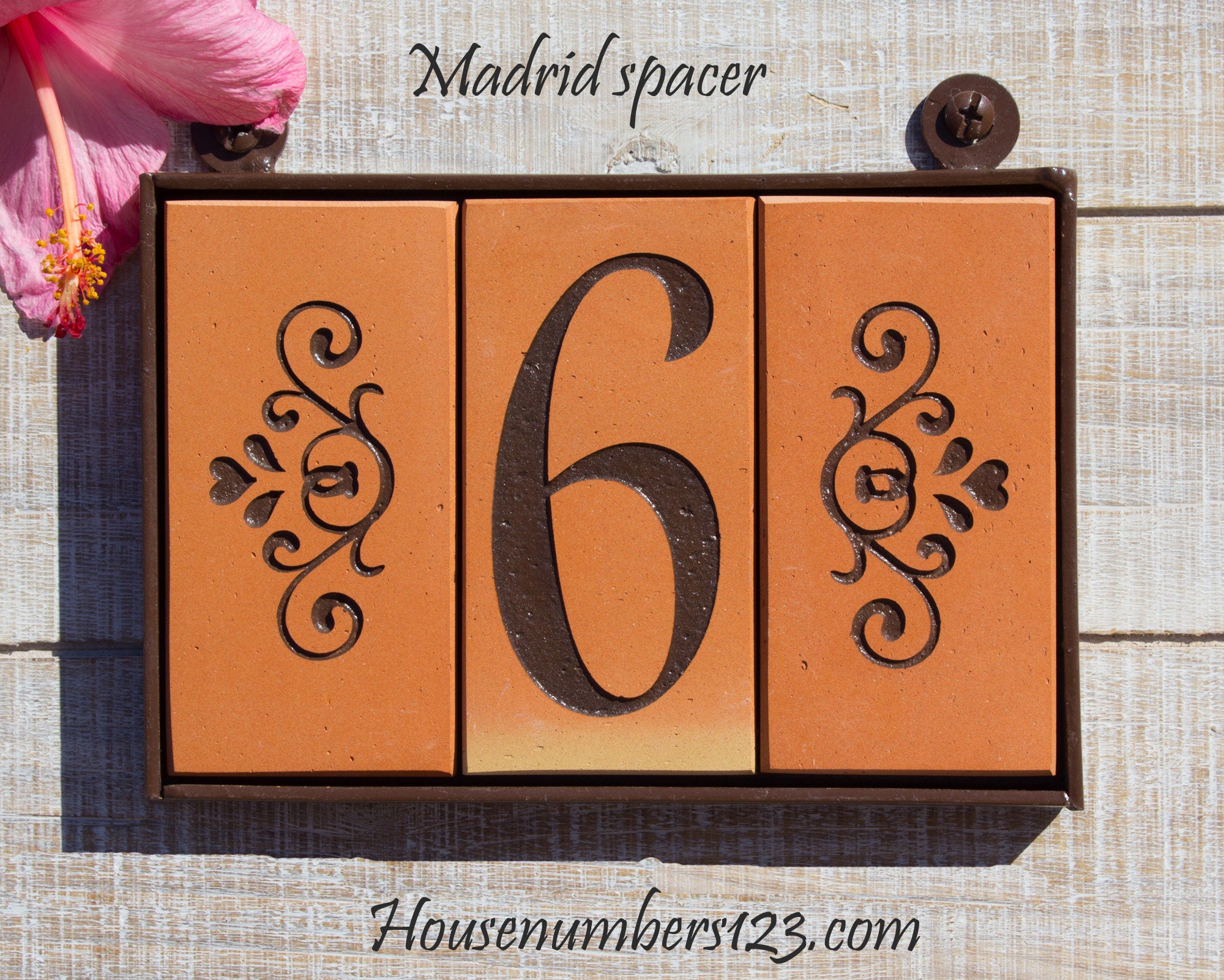 Tuscan Style House Numbers