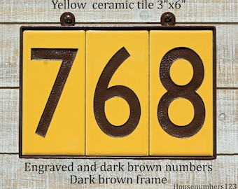 Modern House Number Font - Etsy