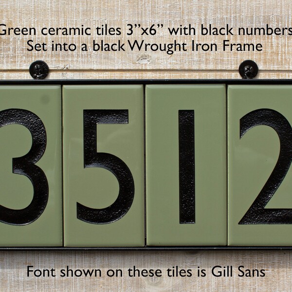 Tile House Numbers - Etsy