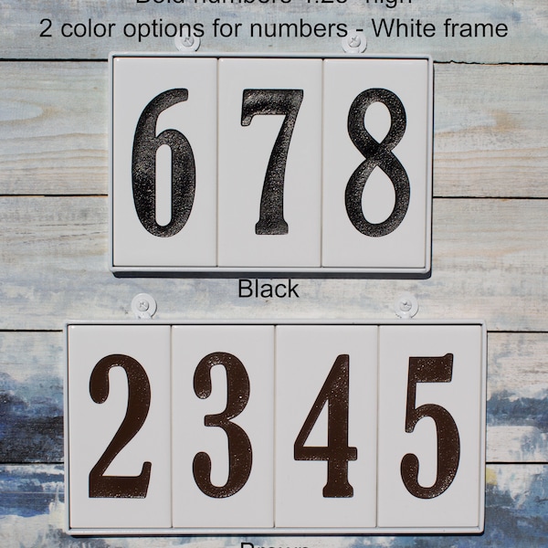 Bold Numbers - Etsy