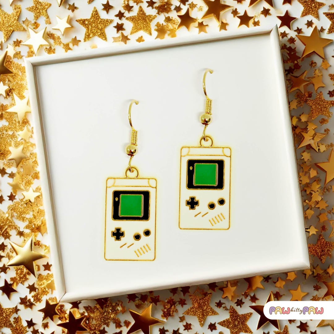 Gamer Jewelry Retro Dangle Earrings – Cute Consol Lover Gift, Statement ...