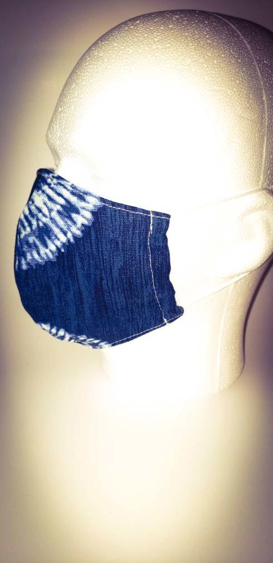 Fashionable Mask Denim Mask - Etsy